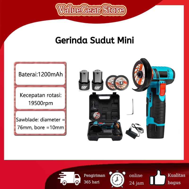 Jual Mesin gerinda tangan Mini Listrik gurinda 12V Tanpa kabel grinda ...