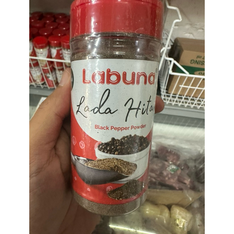 Jual LADA HITAM BUBUK BOTOL 110 GR - LABUNA | Shopee Indonesia