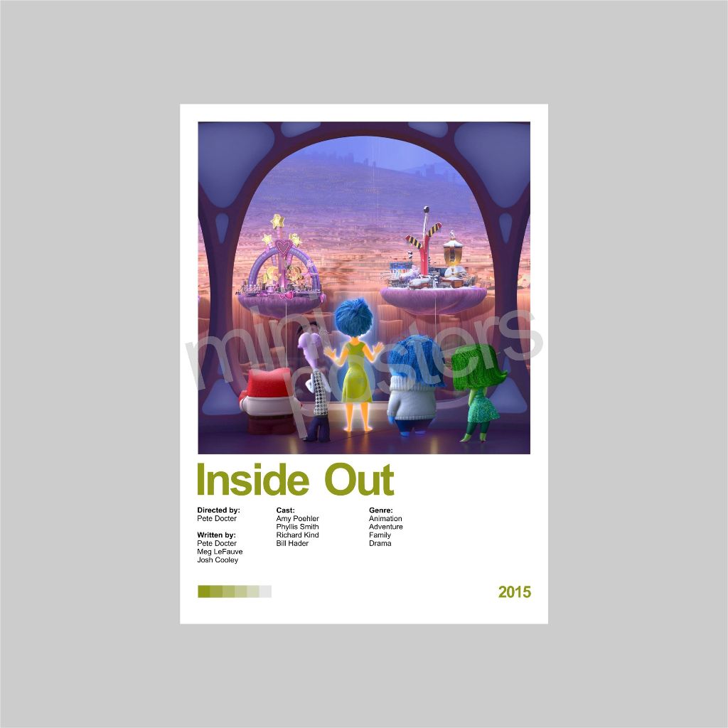 Jual Poster Minimalist Film Inside Out | Shopee Indonesia