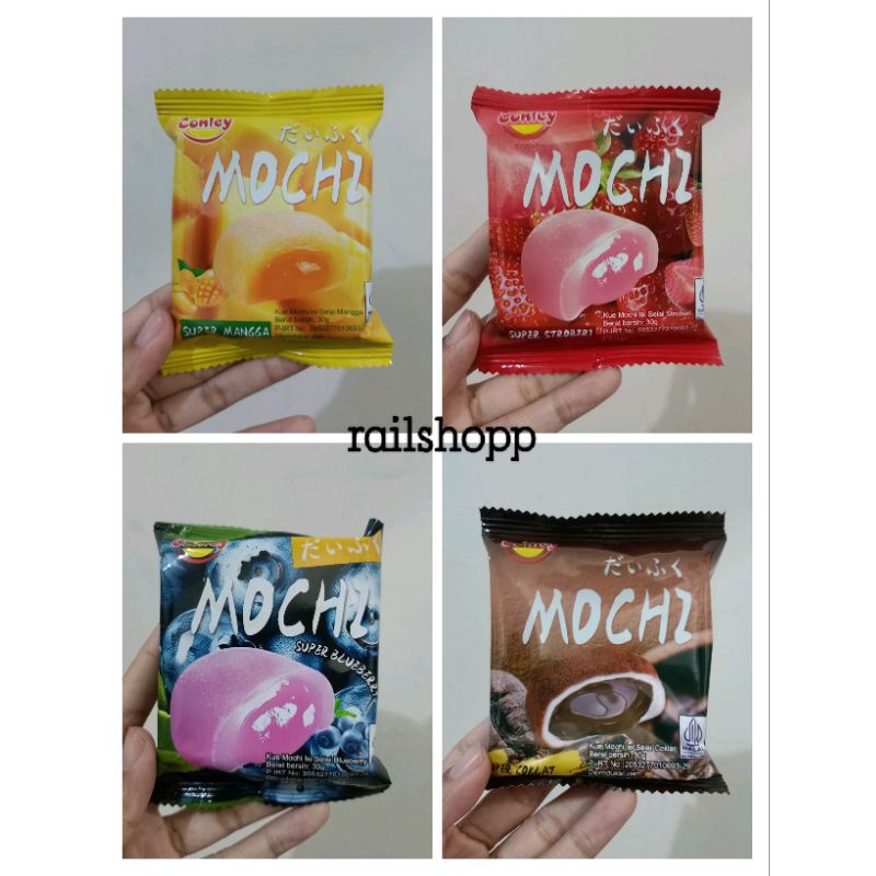 Jual HALAL MOCHI CONLEY BARU SUPER COKLAT /BLUEBERRY/ STRAWBERY ...