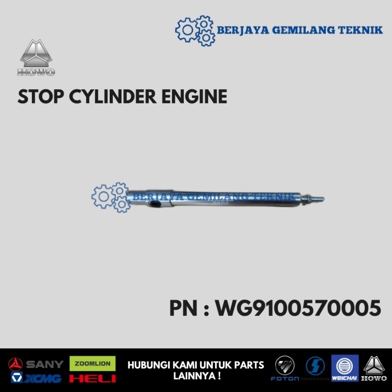 Jual Stop Cylinder Howo Sinotruk Sparepart Engine Stop WG9100570005 ...