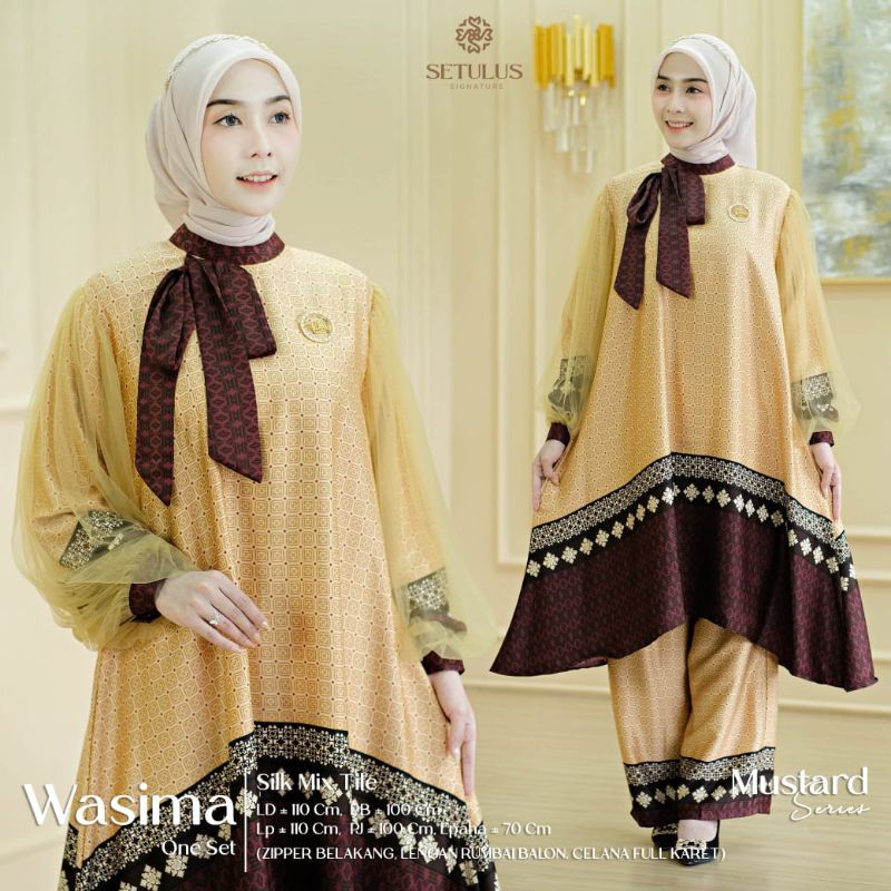 Jual [NEW] SETELAN WASIMA ONE SET BY TULUS // FASHION MUSLIM KEKINIAN ...