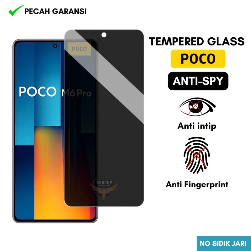Jual Tempered Glass Anti Spy Xiaomi Poco M7 Pro 5G M6 Pro 5G M6 Pro M6 5G M5 M5s M4 Pro M4 Pro ...