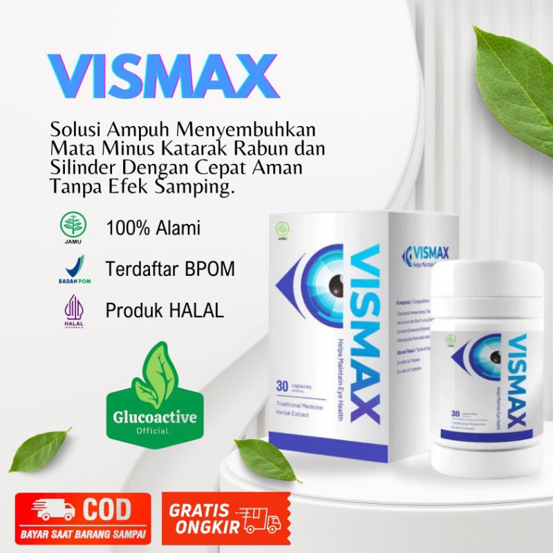Jual Vismax Original Asli Obat Herbal Mata Minus Plus Rabun Katarak ...