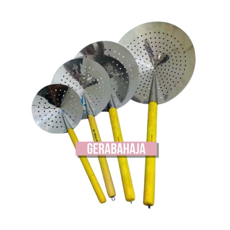 Jual Serok Stainless Murah Tebal Serok Penggorengan Peniris Stainless ...