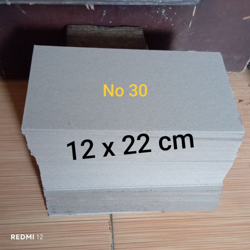 Jual karton board No 30 | kertas karton board | ketebalan 2mm ukuran 12 ...