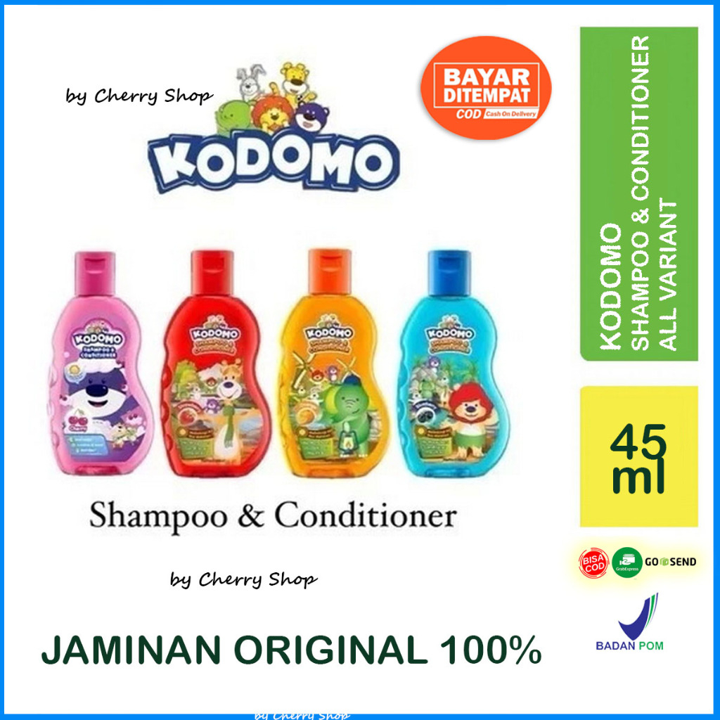 Jual KODOMO SHAMPOO SHAMPO AND CONDITIONER ANAK 45ML By Cherry Shop | Shopee Indonesia