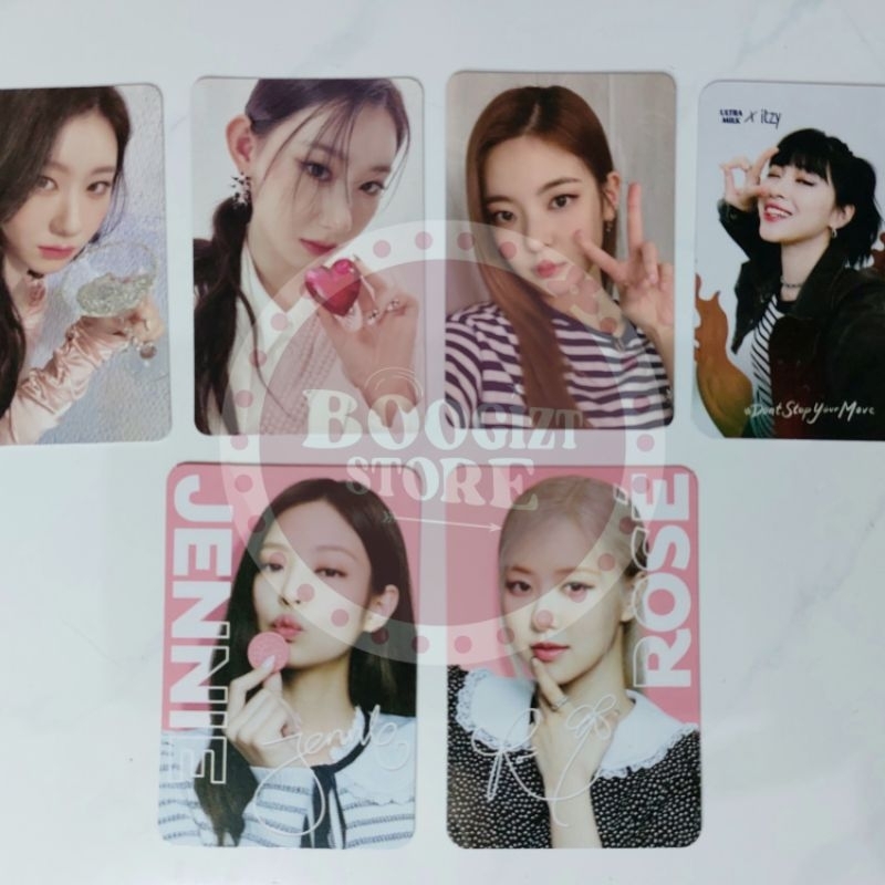 Jual Photocard / PC / Poca Official Kpop ITZY BLACKPINK | Shopee Indonesia