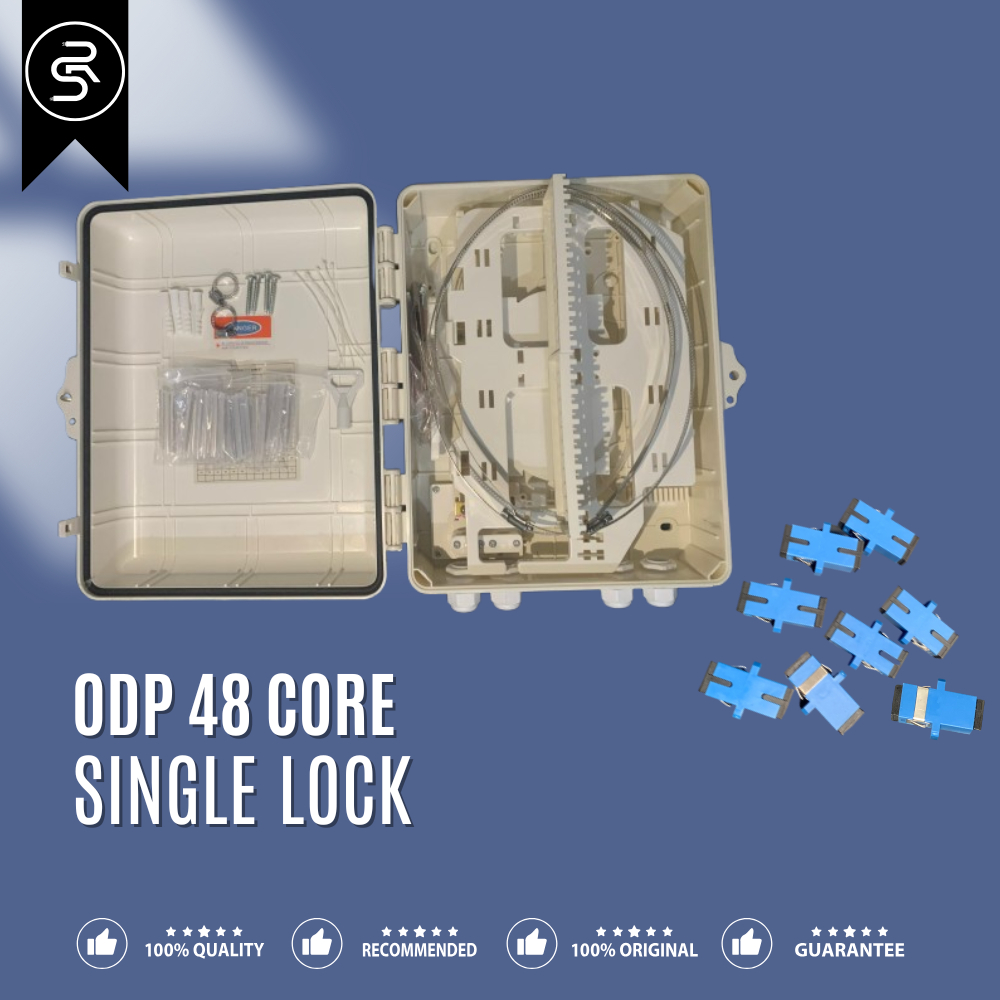 Jual Box Kotak Distribusi FO ODP 48 Core Single Lock, Instalasi Mudah ...