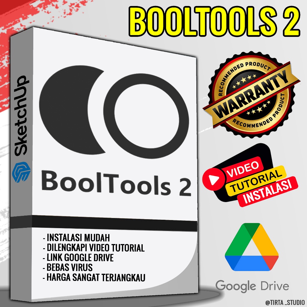 Jual Plugins BoolTools Sketchup + Video Instalasi | Shopee Indonesia