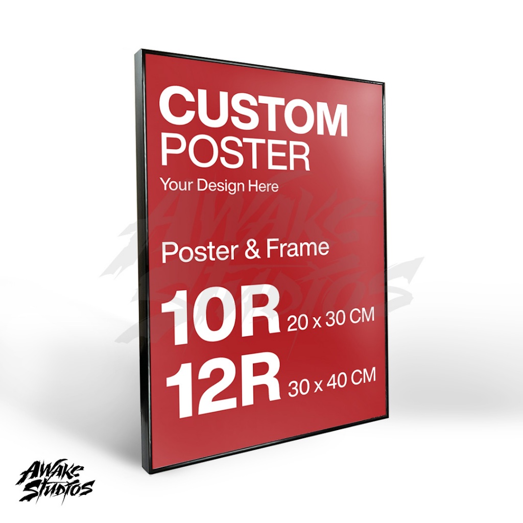 Jual Custom Poster Frame 12R / 10 R - Frameblock | Shopee Indonesia