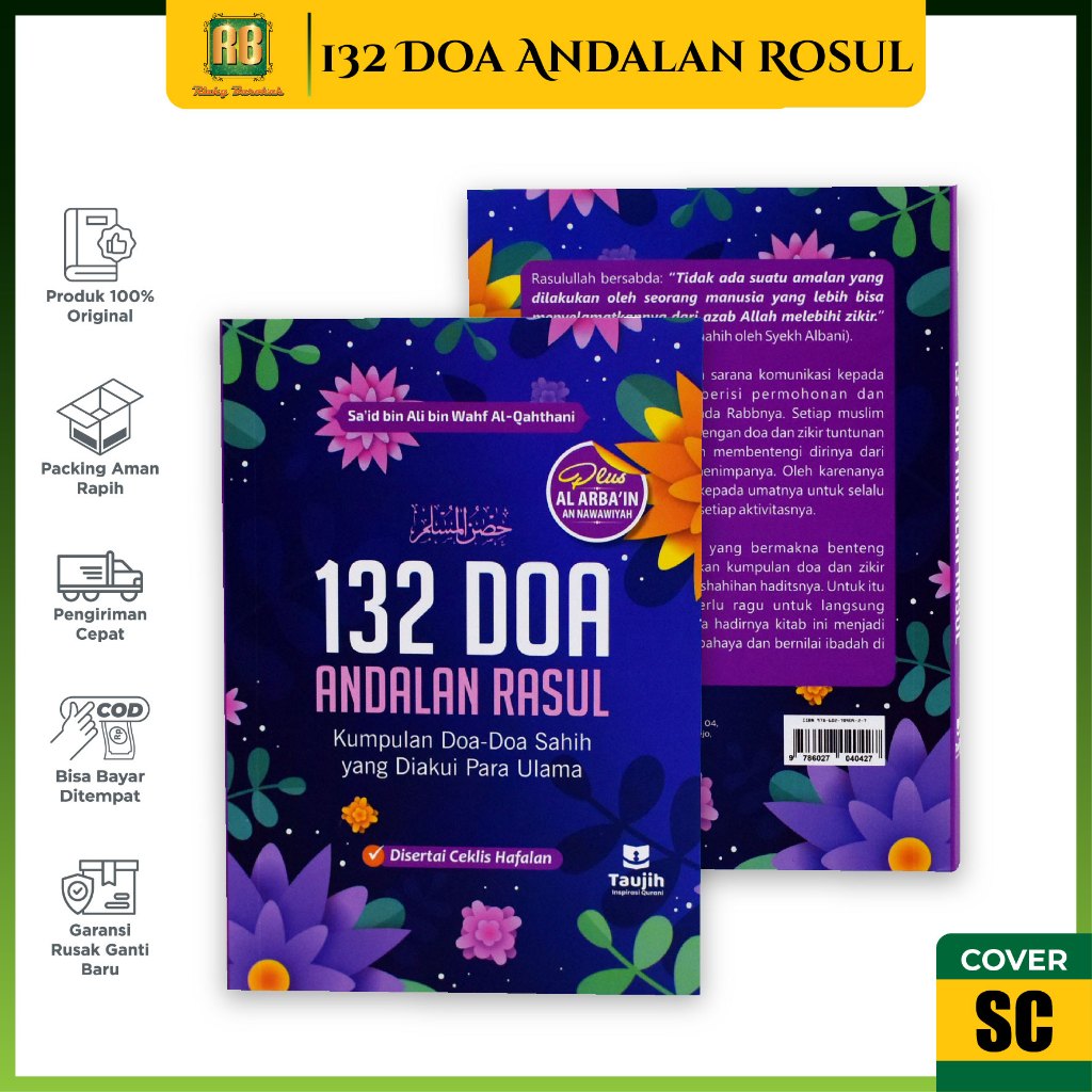 Jual Buku 132 Doa Andalan Rasul Kumpulan Doa-Doa Yang Diajarkan ...
