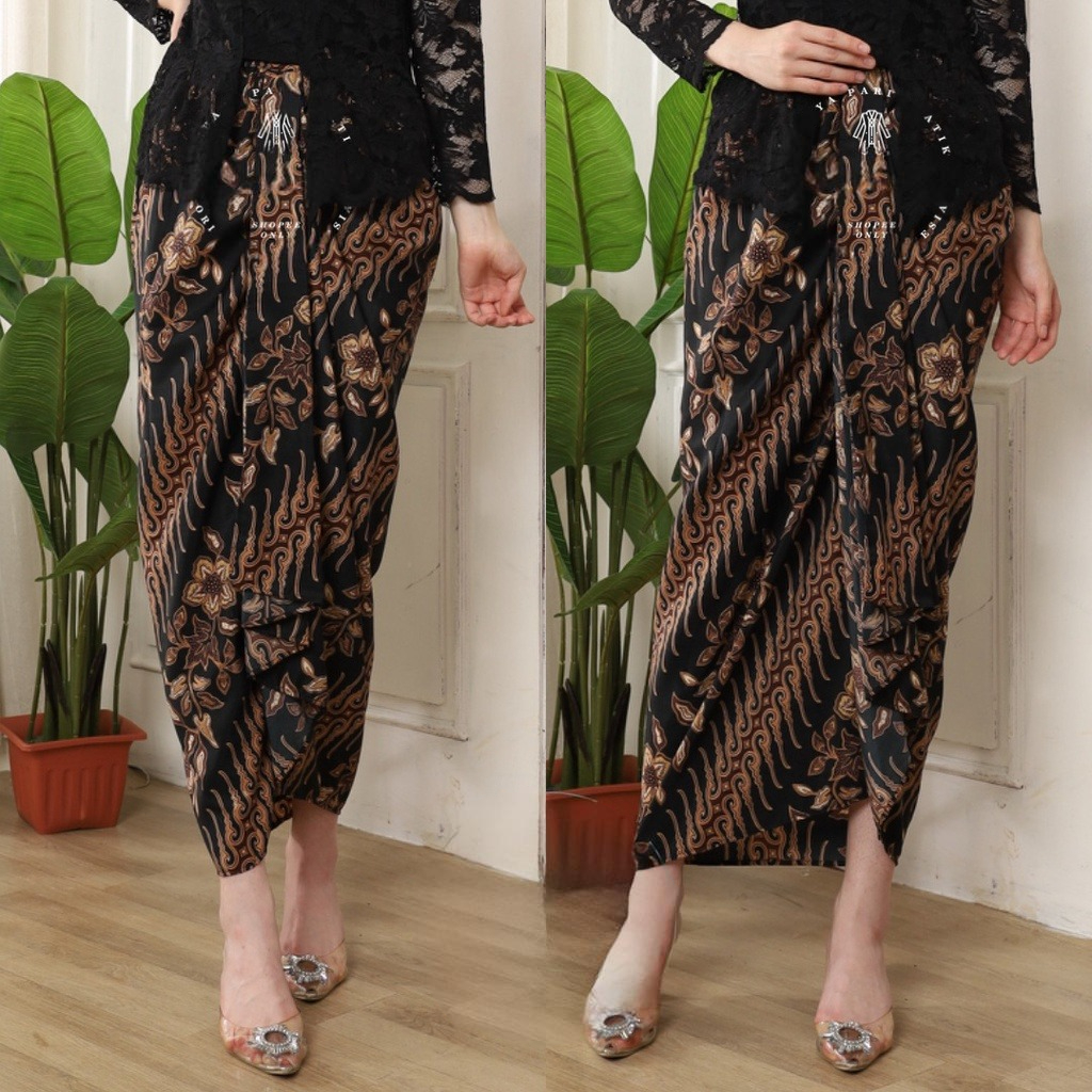 Jual Rok Instan Pario Batik/Rok Batik Siap Pakai/Bawahan Kebaya Rumbai ...