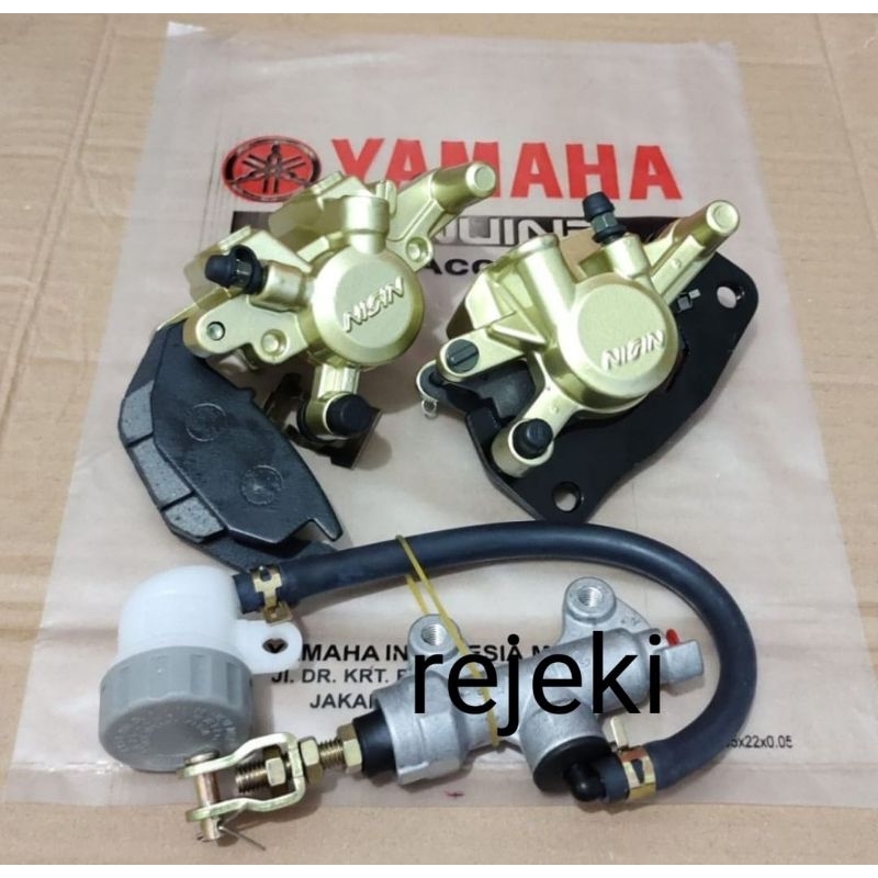 Jual KALIPER DEPAN BELAKANG PLUS MASTER REM BELAKANG YAMAHA JUPITER MX NEW 135 | Shopee Indonesia