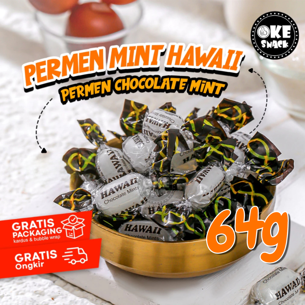 Jual Permen Choco Mint Hawaii 64g | Shopee Indonesia