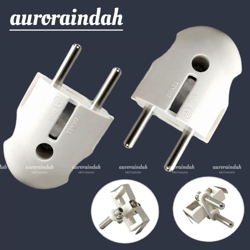 Jual Steker arde kuningan cop listrik Standar SNI colokan listrik ...