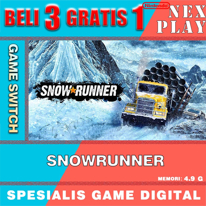 Jual SnowRunner Nintendo Switch Digital Game （BELI 3 GRATIS 1) Nintendo ...