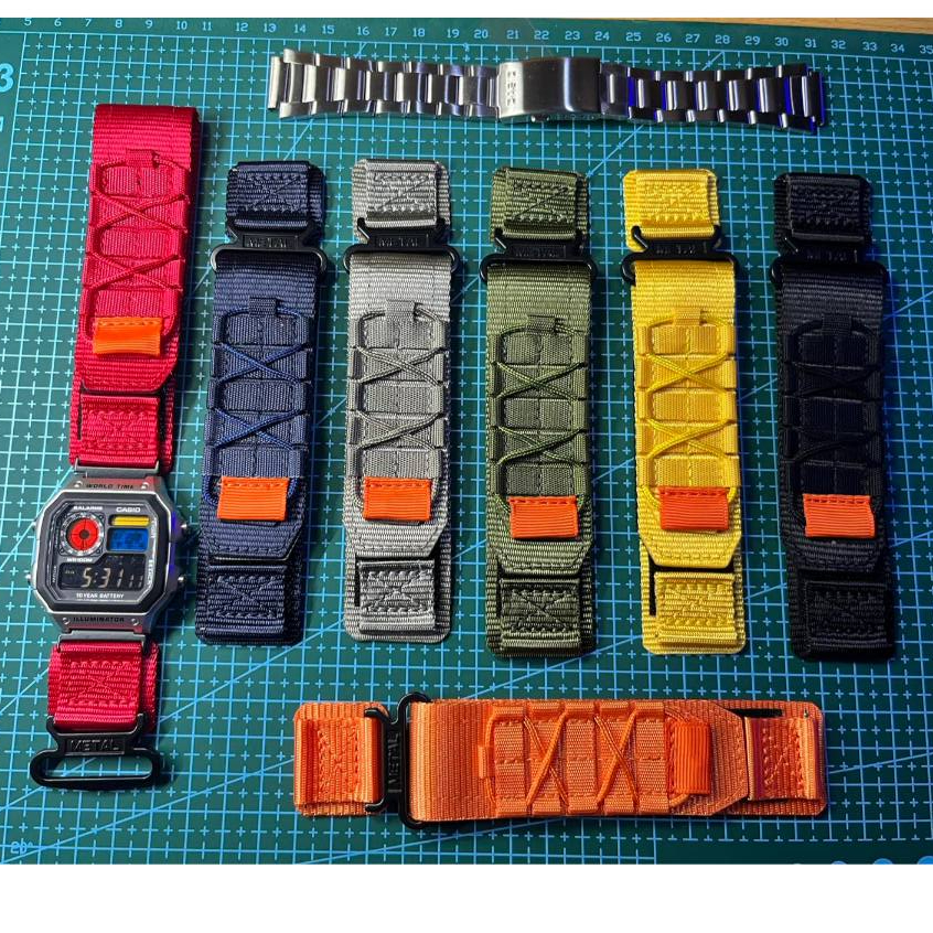 Jual Modified jam tangan pria Casio AE-1200, colorful polarised LCD ...