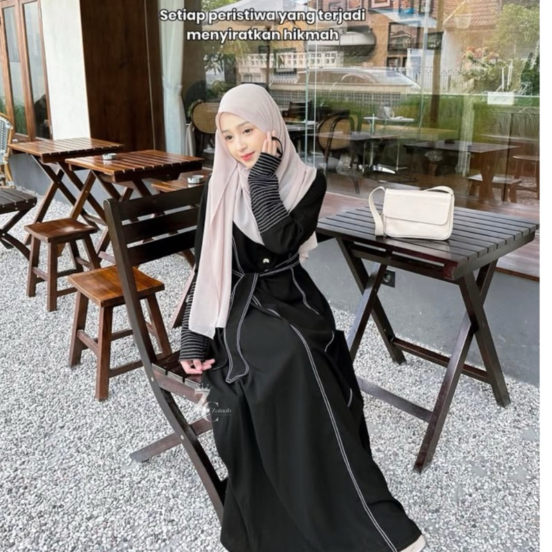 Jual New Abaya Syahila hitam Turkey gamis Syari Muslimah bahan jetblack ...