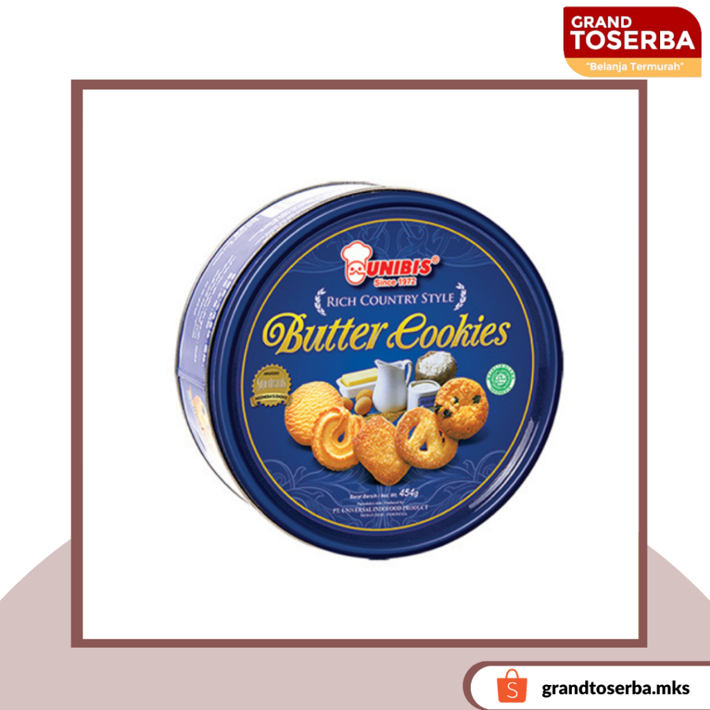 Jual UNIBIS BISKUIT KALENG Butter Cookies 454G | Shopee Indonesia