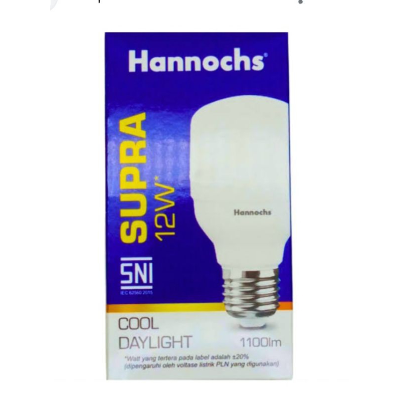 Jual Bohlam bola lampu Led Hannochs Supra 12 Watt putih | Shopee Indonesia