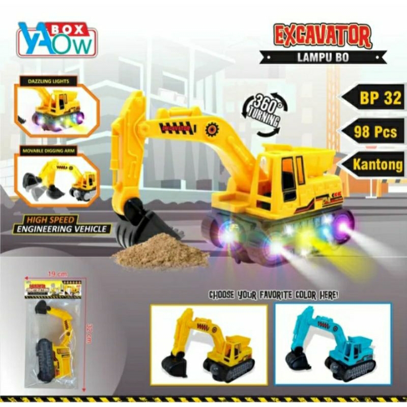 Jual MAINAN ANAK TRUCK BEKO EXAVATOR LAMPU DAN MUSIK / BEKO TRUCK ...