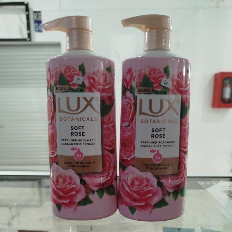 Jual Sabun Mandi Cair Lux Botanicals Soft Rose Botol Pump 580 ml ...