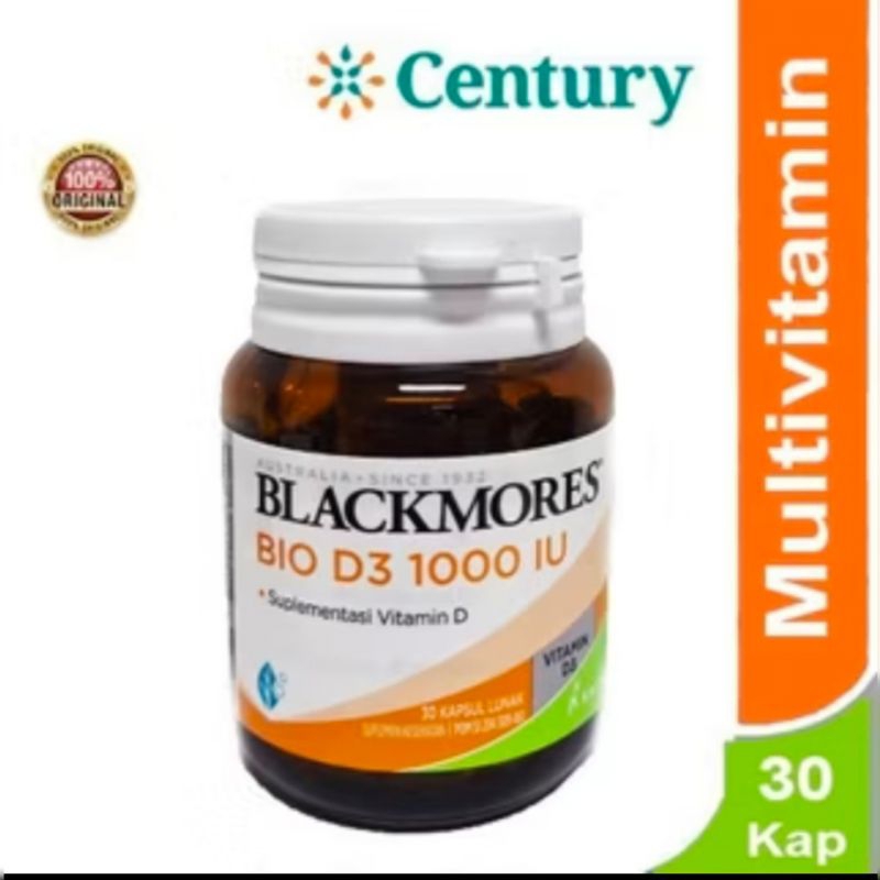 Jual Blackmores Bio D3 1000IU 30 Kapsul | Shopee Indonesia