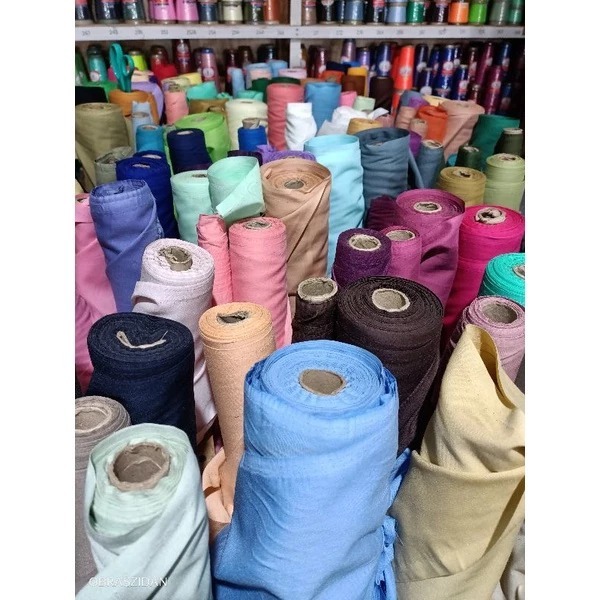 Jual Kain Furing hyget bahan kebaya kain furing kaos polos bahan ...