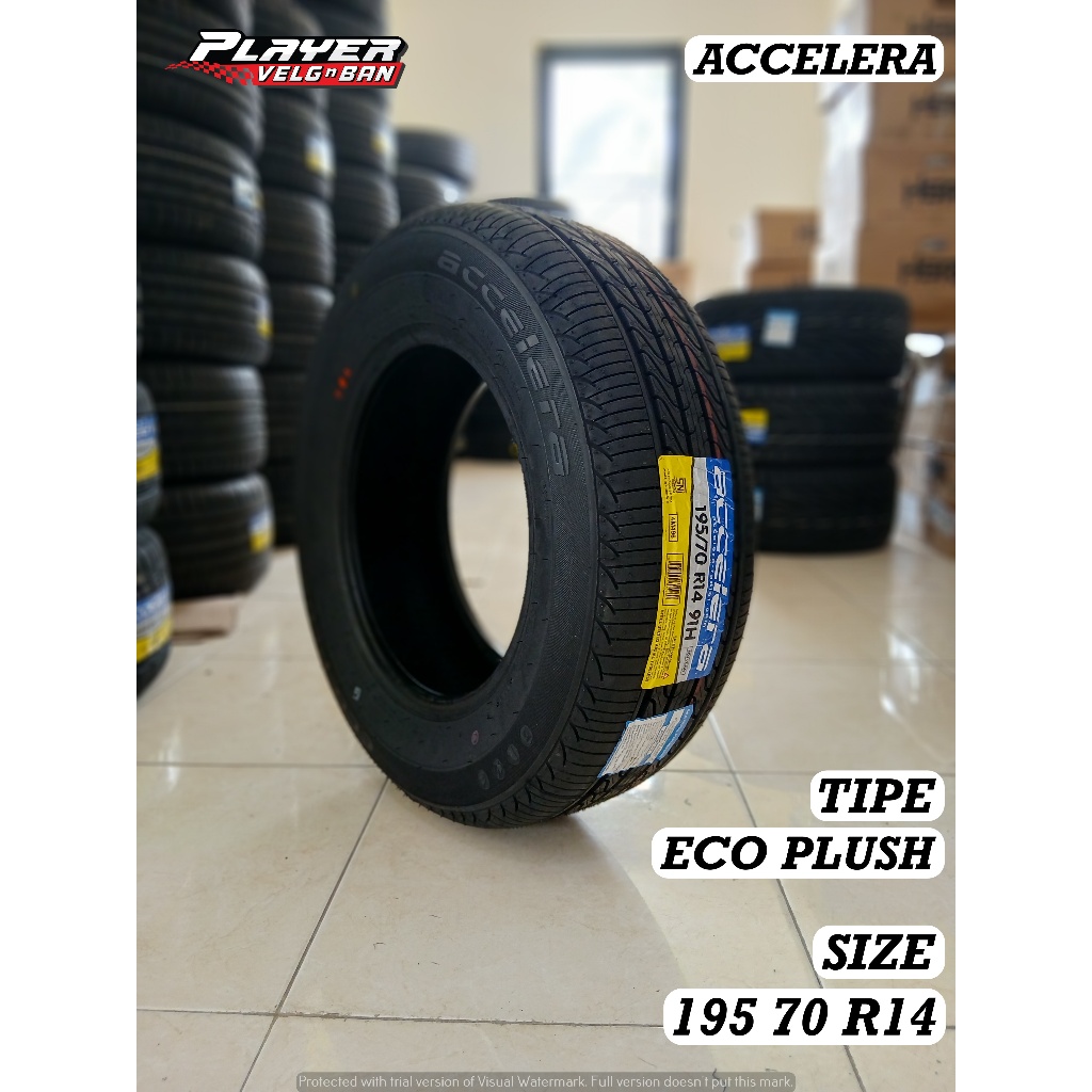 Jual BAN MOBIL RING14 PRODUKSI TERBARU BAN RADIAL UKURAN 195 70 R14 ACCELERA ECO PLUSH | Shopee ...