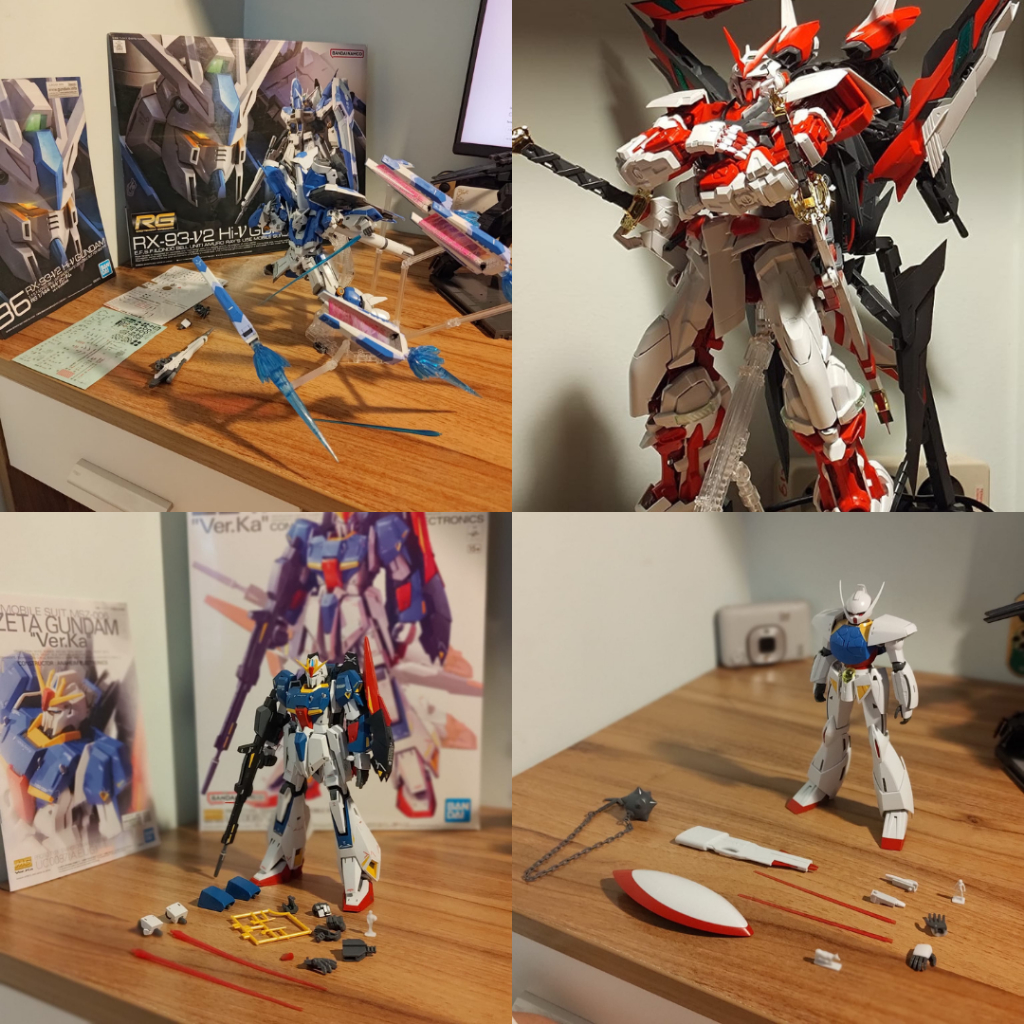 Jual MG Zeta MG Turn A RG Hi Nu PG Astray Red Frame ARF Gundam bandai ...