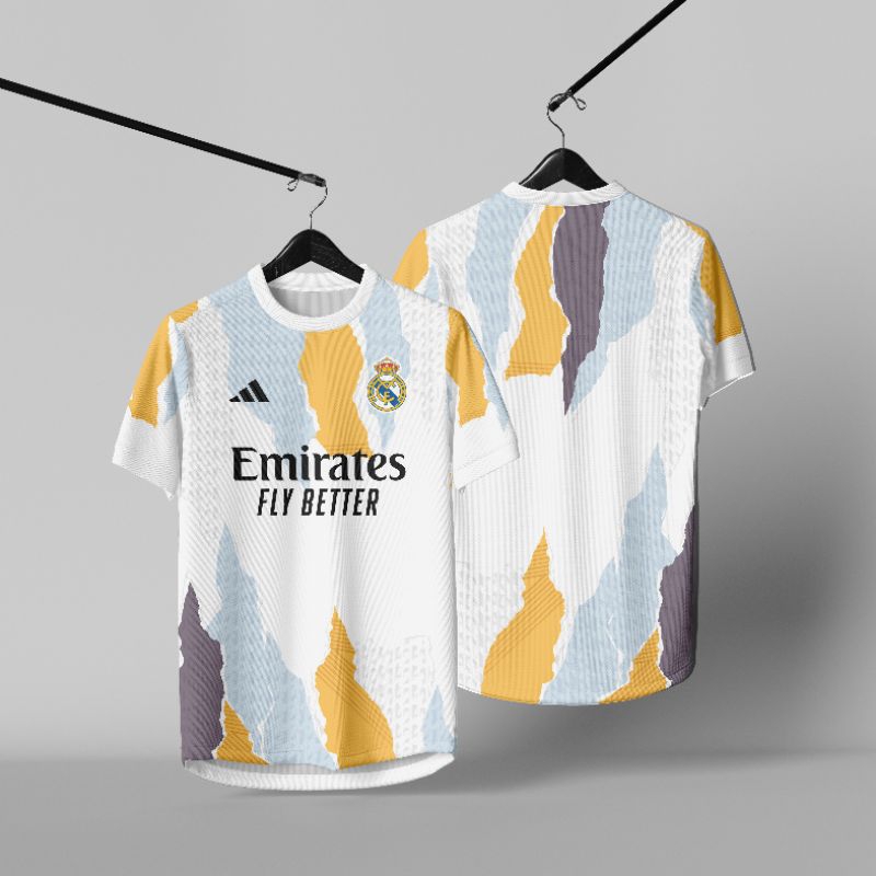 Jual JERSEY PREMACTH REAL MADRID 2025 GRATIS NAMA DAN NOMOR PUNGGUNG | Shopee Indonesia