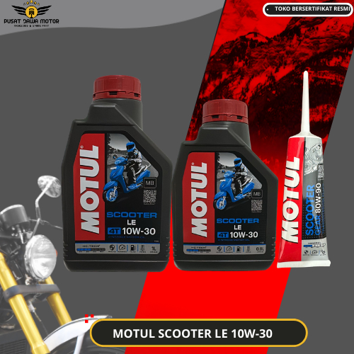 Jual OLI MATIC MOTUL SCOOTER LE 10W-30(BIRU)800 ML / SCOOTER LE 10W-30 ...