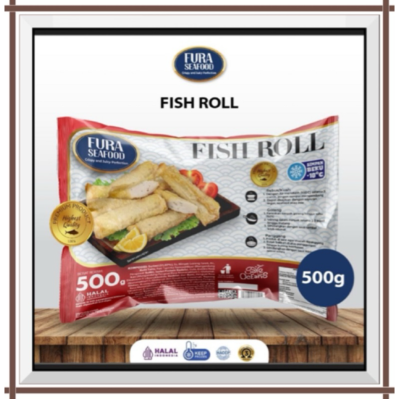 Jual Fish Roll 500gr by Fura Seafood - 500 gr | Shopee Indonesia