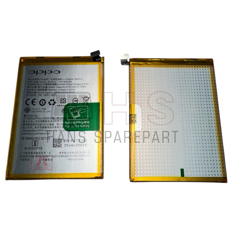 Jual BLP673 BATERAI OPPO A3S / OPPO A5S / OPPO A7 / A11K - ORIGINAL ...