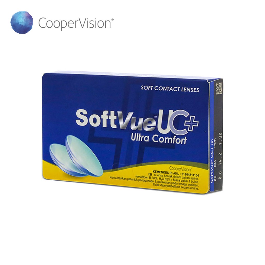 Jual Softvue UC+ by CooperVision | Soflen SoftVue Ultra Comfort Plus ...