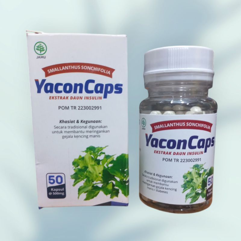 Jual YaconCaps 50Kapsul | Extrak Daun Insulin / Daun Yakon / Daun Yacon ...