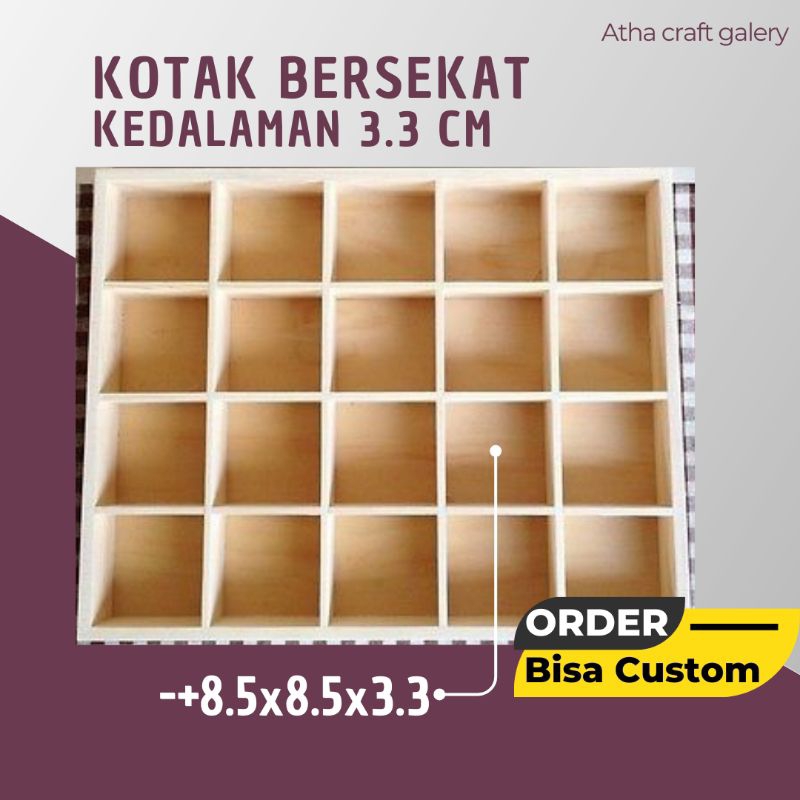 Jual kotak bersekat-sekat serbaguna, kotak penyimpanan | Shopee Indonesia