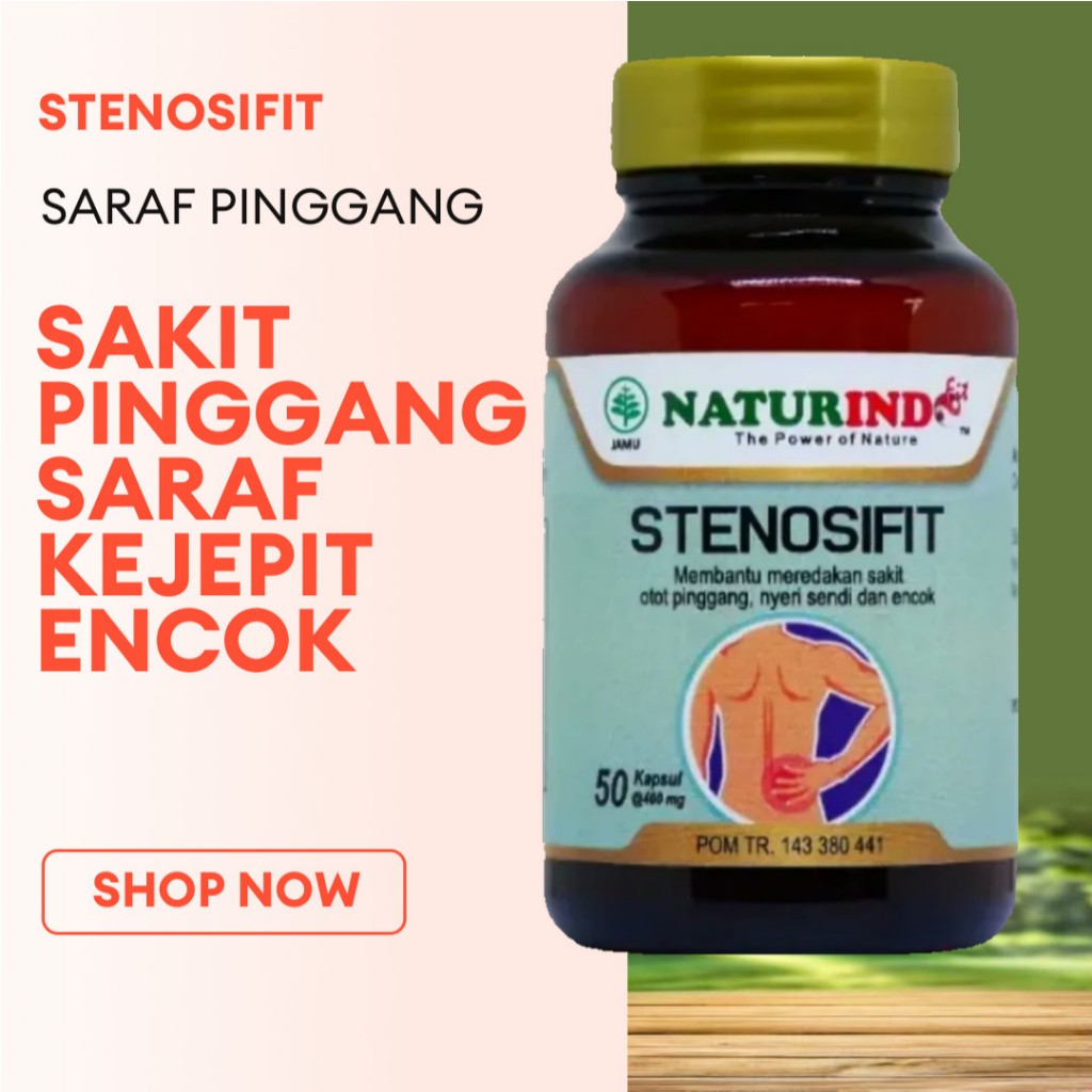 Jual Obat Saraf Kejepit Sakit Pinggang Stenosifit Nyeri Tulang Encok ...