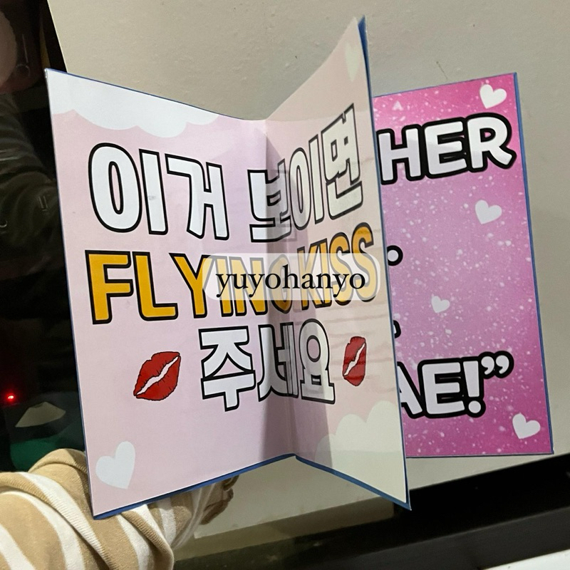 Jual CUSTOM BANNER KONSER KPOP BENTUK BUKU BISA BULAK BALIK DILIPAT ...