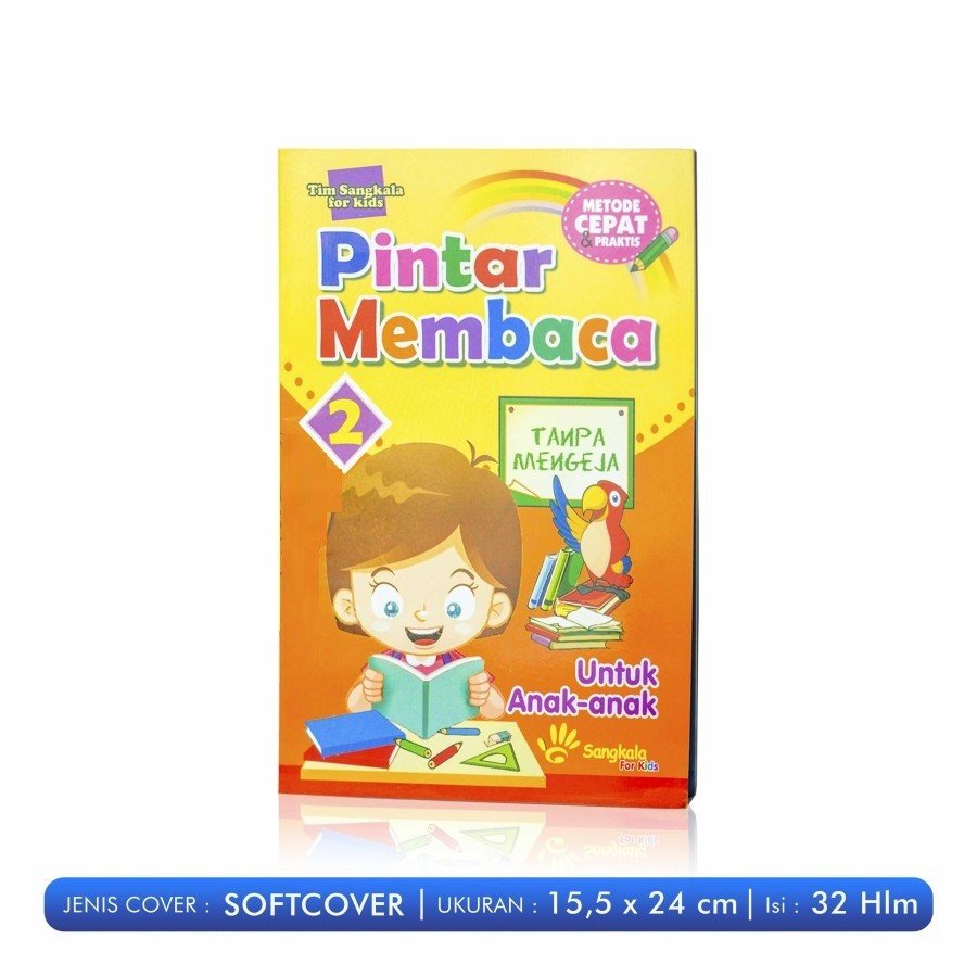 Jual Buku Belajar Membaca Anak Pintar Membaca Tanpa Mengeja 2 Untuk ...