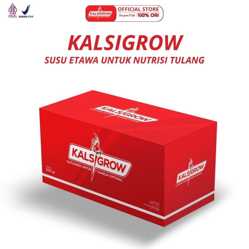 Jual (Kemasan produk) Kalsigrow Susu Etawa Minuman Nutrisi Untuk Tulang ...