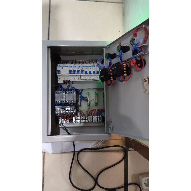 Jual Panel Listrik Distribusi lengkap kontaktor dan RCO | Shopee Indonesia