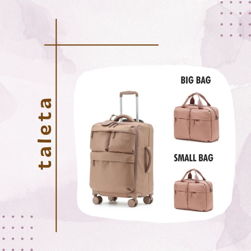 Jual [ Taleta ] Koper Kain Super Ringan Size Cabin Size Bagasi R096 ...