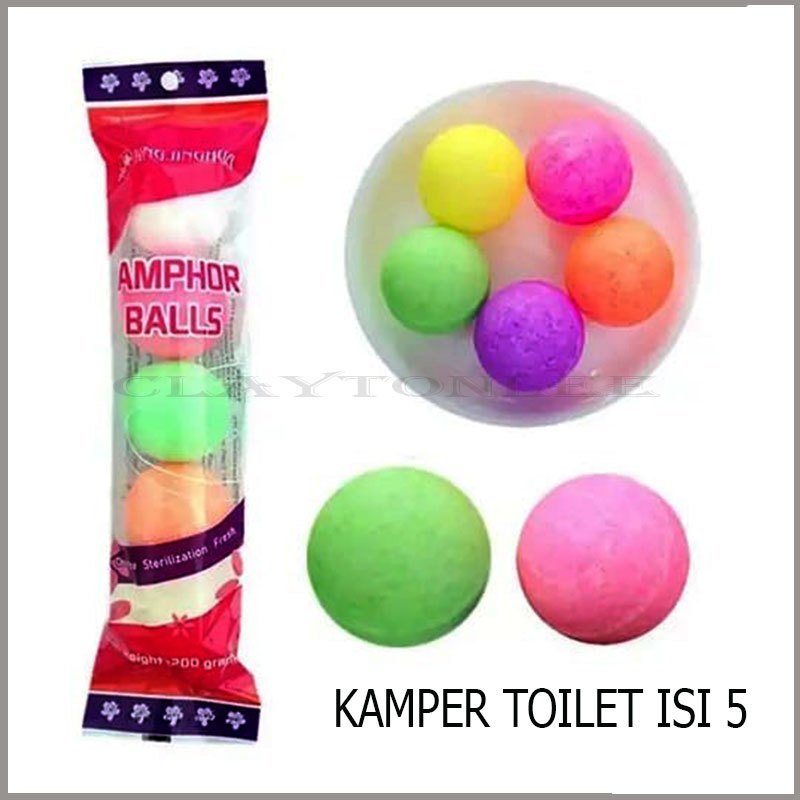 Jual Kamper Bulat isi 5 Bola Besar Anti Ngengat / Penjamuran Pengharum ...
