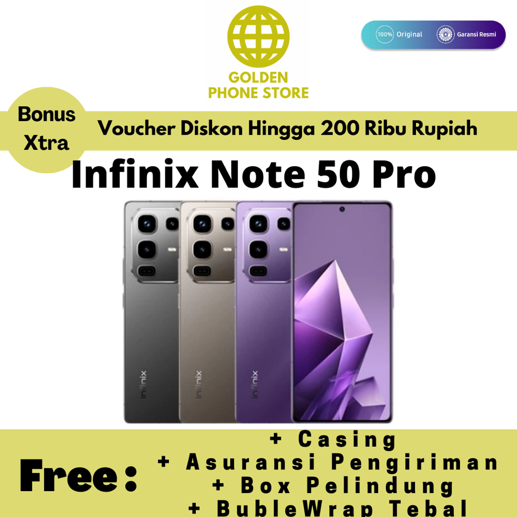 Jual Infinix Note 50 Pro 8/256GB - Original & Garansi Resmi Infinix ...