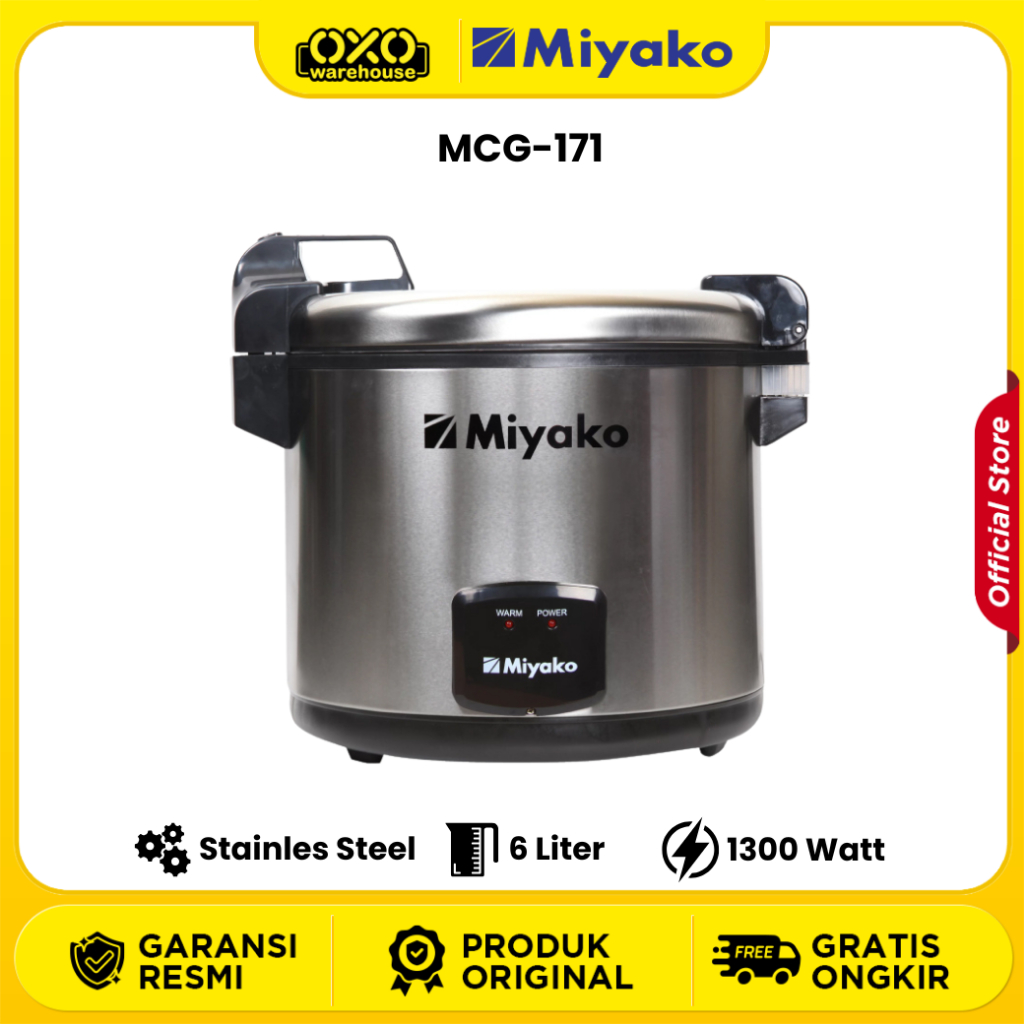 Jual Miyako Rice Cooker MCG171 Besar Mejikom Penanak Nasi Anti Lengket ...