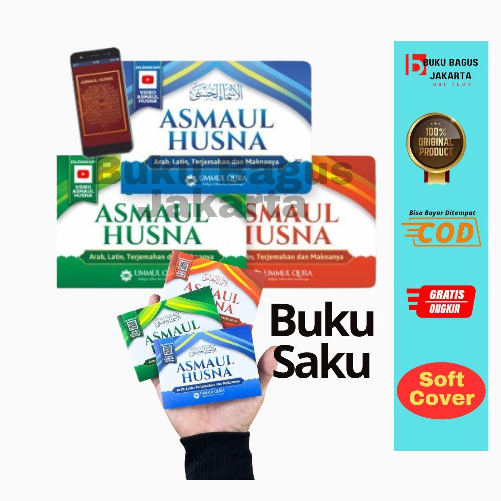Jual Buku Saku Asmaul Husna 99 Nama Nama Allah Yang Agung Arab Latin ...