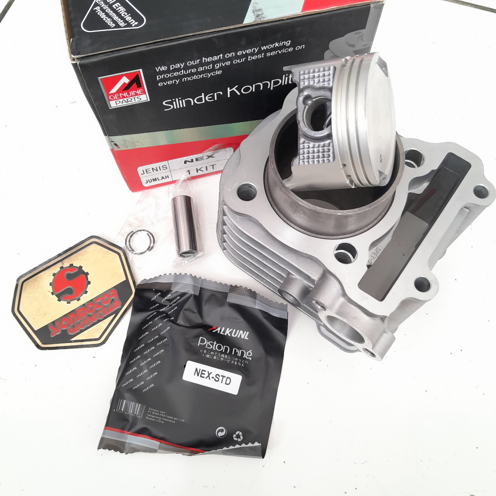 Jual Paket Blok Seher / Cylinder Assy / Block Piston Kit Suzuki Nex Mikuni | Shopee Indonesia