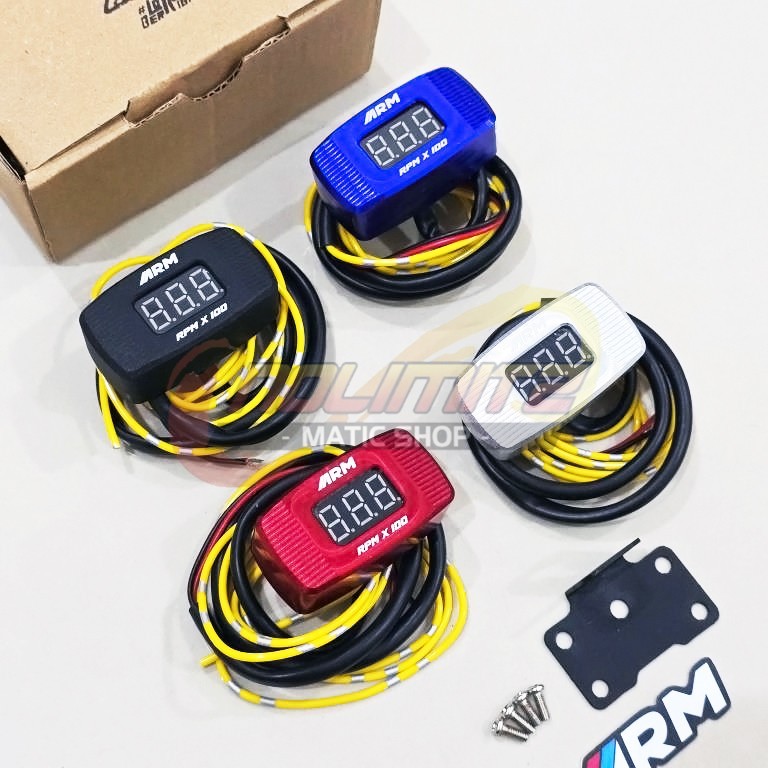 Jual Tachometer RPM Digital ARM Arumi Full CNC Universal | Shopee Indonesia